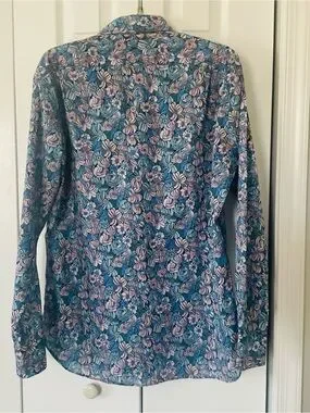 MJ Bale | Shirts | Mj Bale Positano Print Mens Long Sleeve Floral ...